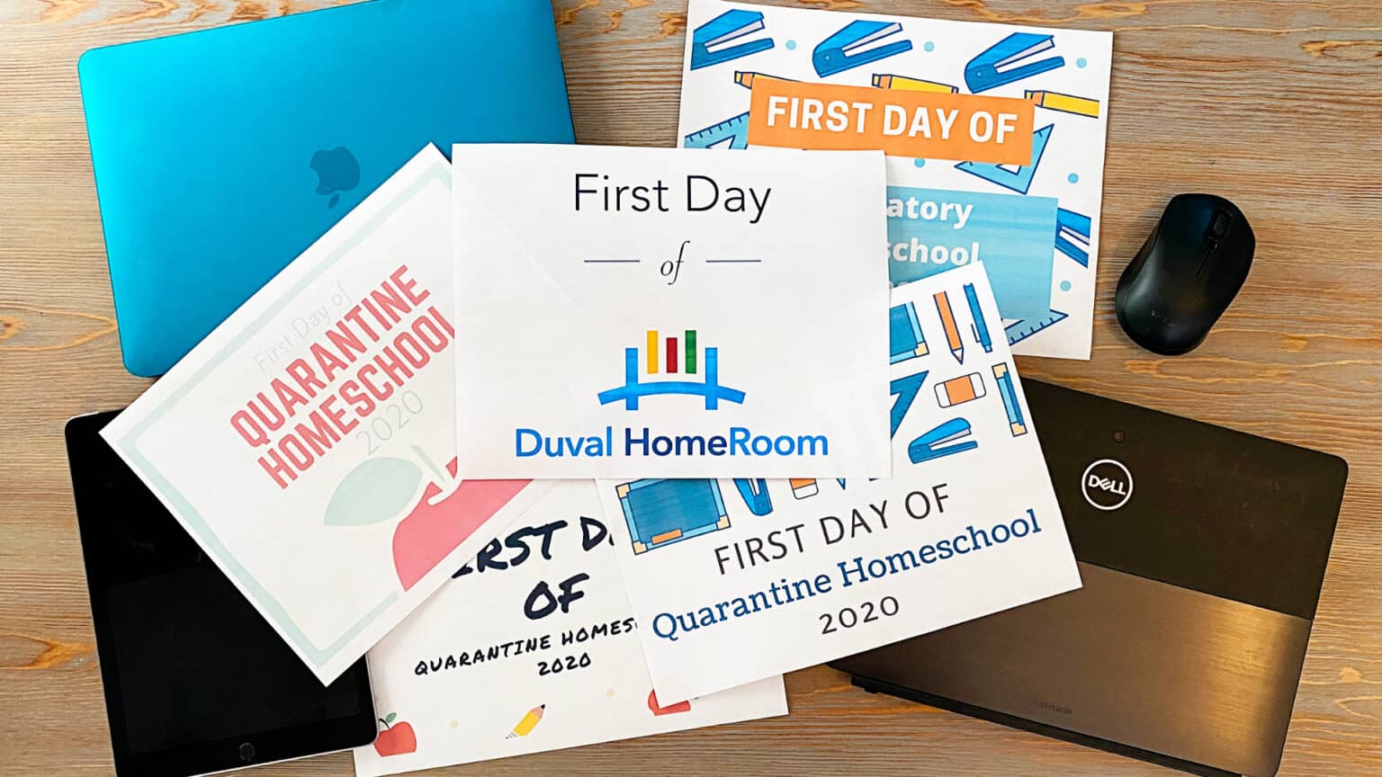 Quarantine Homeschool Signs you can print at home!
