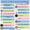 2024 Kids Free November in Jacksonville - Jacksonville Beach Moms